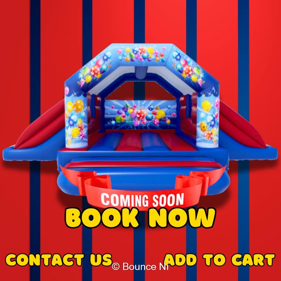 Double Side Slide Bouncy Castle - Hire in Counties Antrim, Down Armagh ...