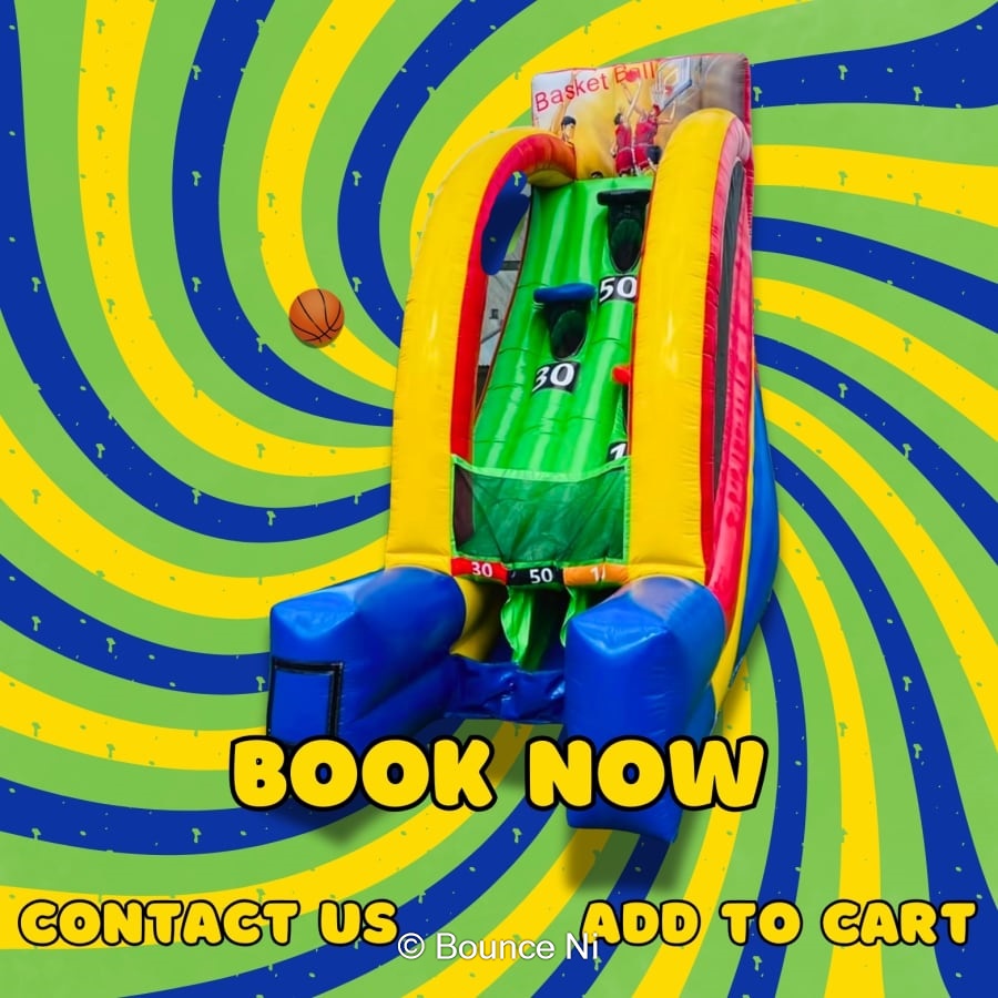 Inflatable Basketball Shootout / Hoop - Hire in Counties Antrim, Down ...